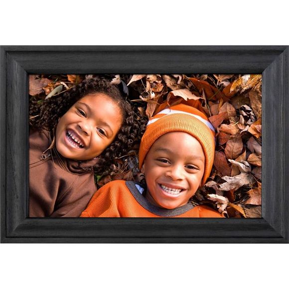 Polaroid | Accents | Wifi Digital Photo Frame Woodgrain Black Polaroid ...